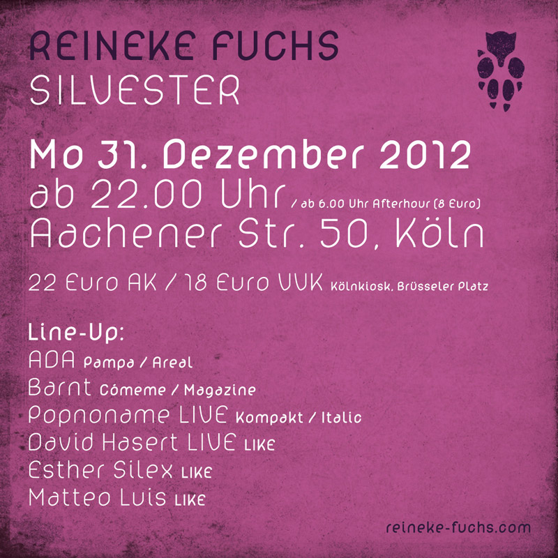 Silvester 31.12.2012 - Reineke Fuchs